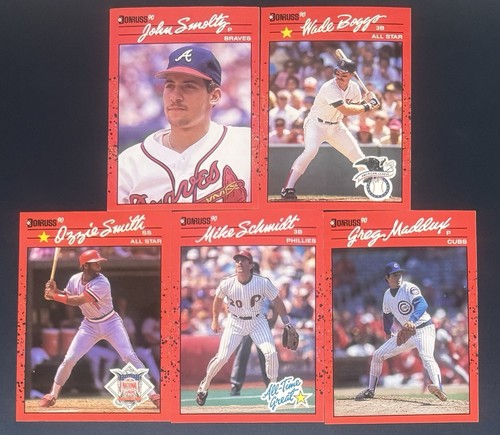 Baseball HOF Card Lot - Mike Schmidt/Wade Boggs/Greg Maddux | eBay