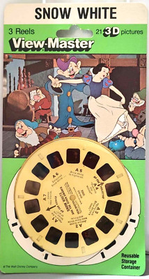 Walt Disney World Snow White View-Master Packet 3 Reels In 3D #3002 | eBay