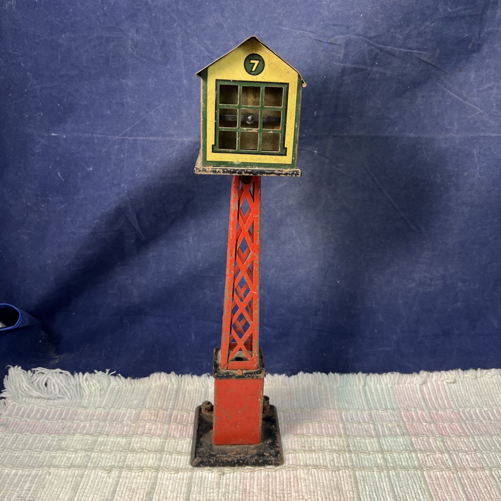 Vintage Marx Radio Train Control Tower No. 7 Tin Litho O Gauge | eBay