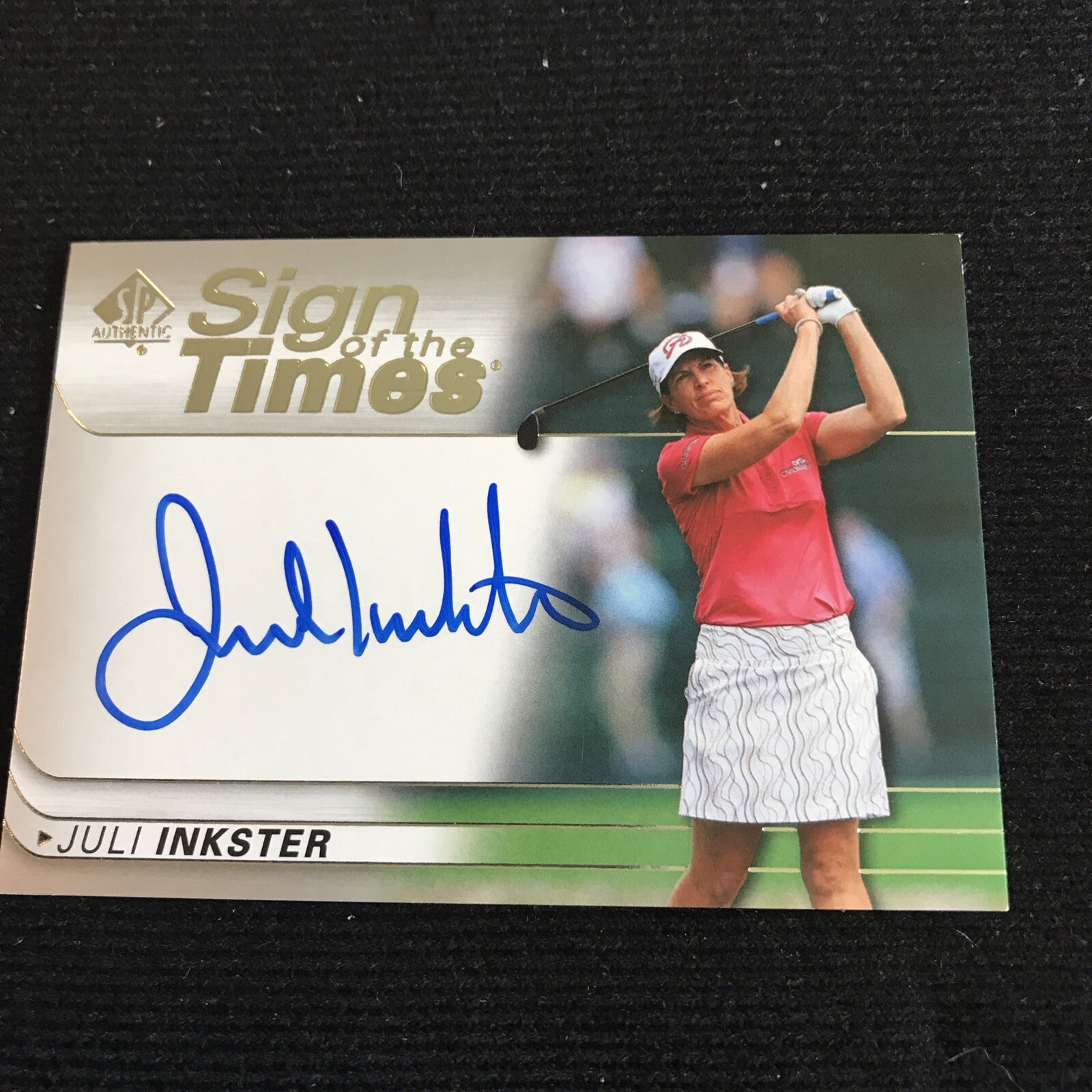 JULI INKSTER 2021 SP AUTHENTIC SIGN OF THE TIMES AUTOGRAPH AUTO | eBay