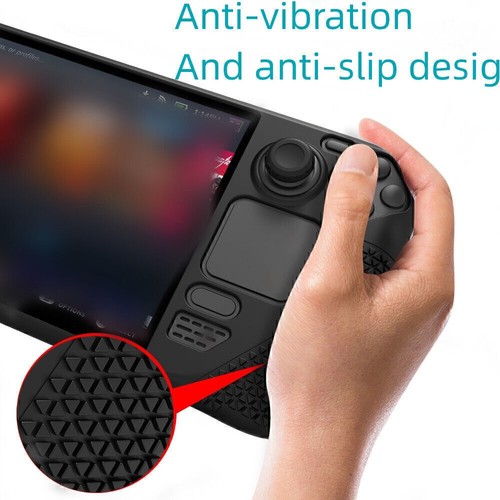 Game Console Silicone Protector With Button Cap For Steam Deck ...