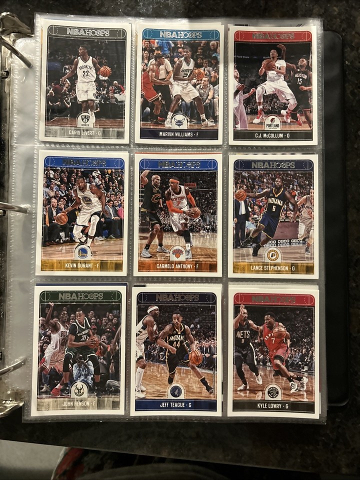 Binder of Mainly NBA And NFL Cards With A Few Baseball | eBay