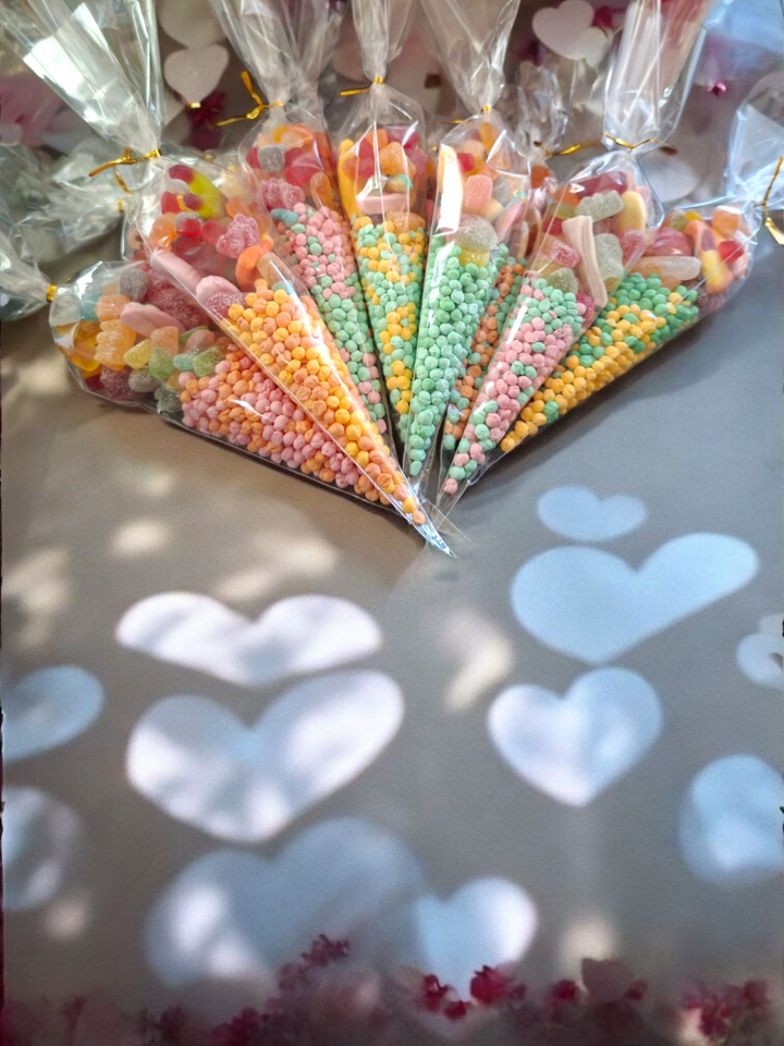 Prefilled Birthday Sweet Cones Party Bags School Friends Favours for ...