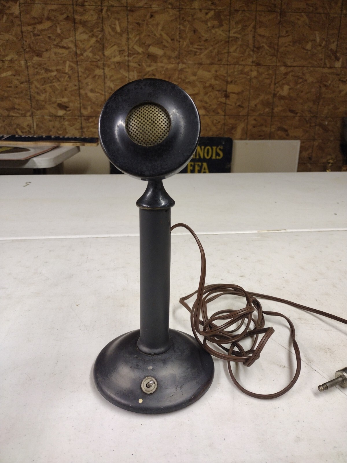 Antique Bell Telephone Co. Western Electric Switchboard Candlestick ...