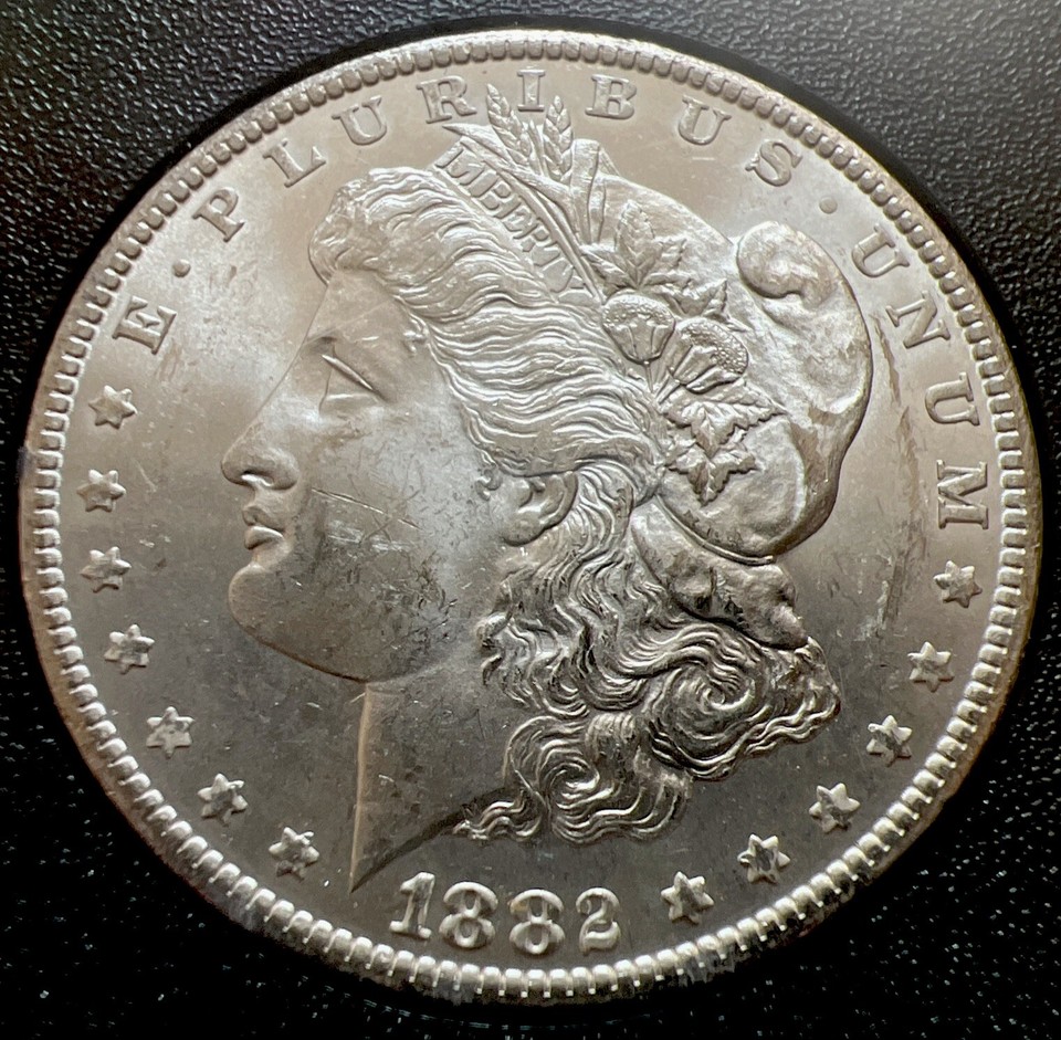 1882-CC $1 Morgan Silver Dollar Gem BU Absolutely Beautiful… 112 | eBay