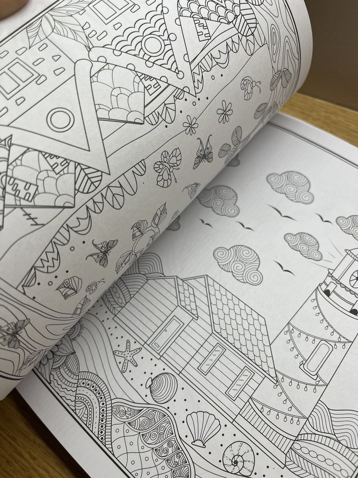 Mindfulness Anti-Stress Colouring Book and Anxiety Crystal | eBay