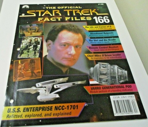 Collectable The Official Star Trek Fact Files Issue 166 | eBay