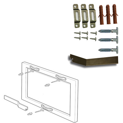 picture frame security kit Anti Theft Picture Security fixing kit T ...