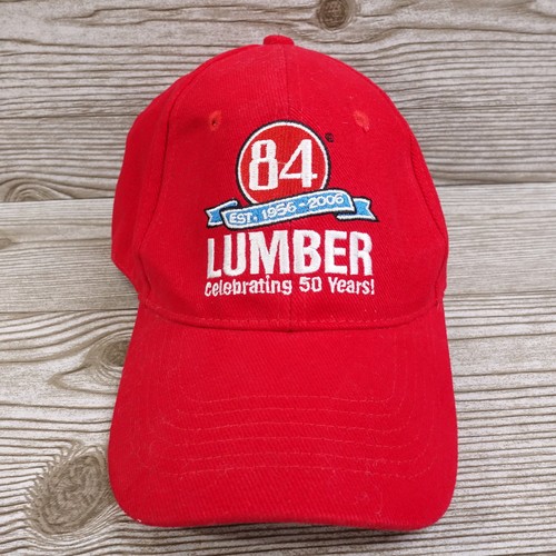 84 LUMBER ONE SIZE RED ADJUSTABLE CURVE COTTON BASEBALL HAT CAP | eBay