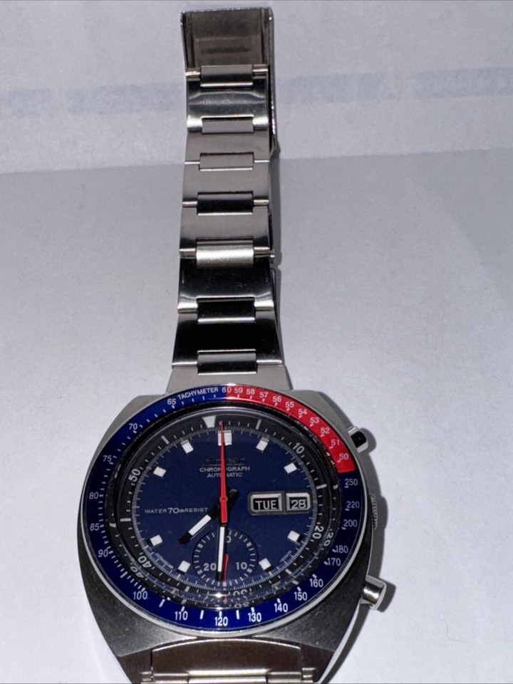 Vintage Seiko Colonel Pogue 6139 -6002 Pepsi Excellent Condition | eBay