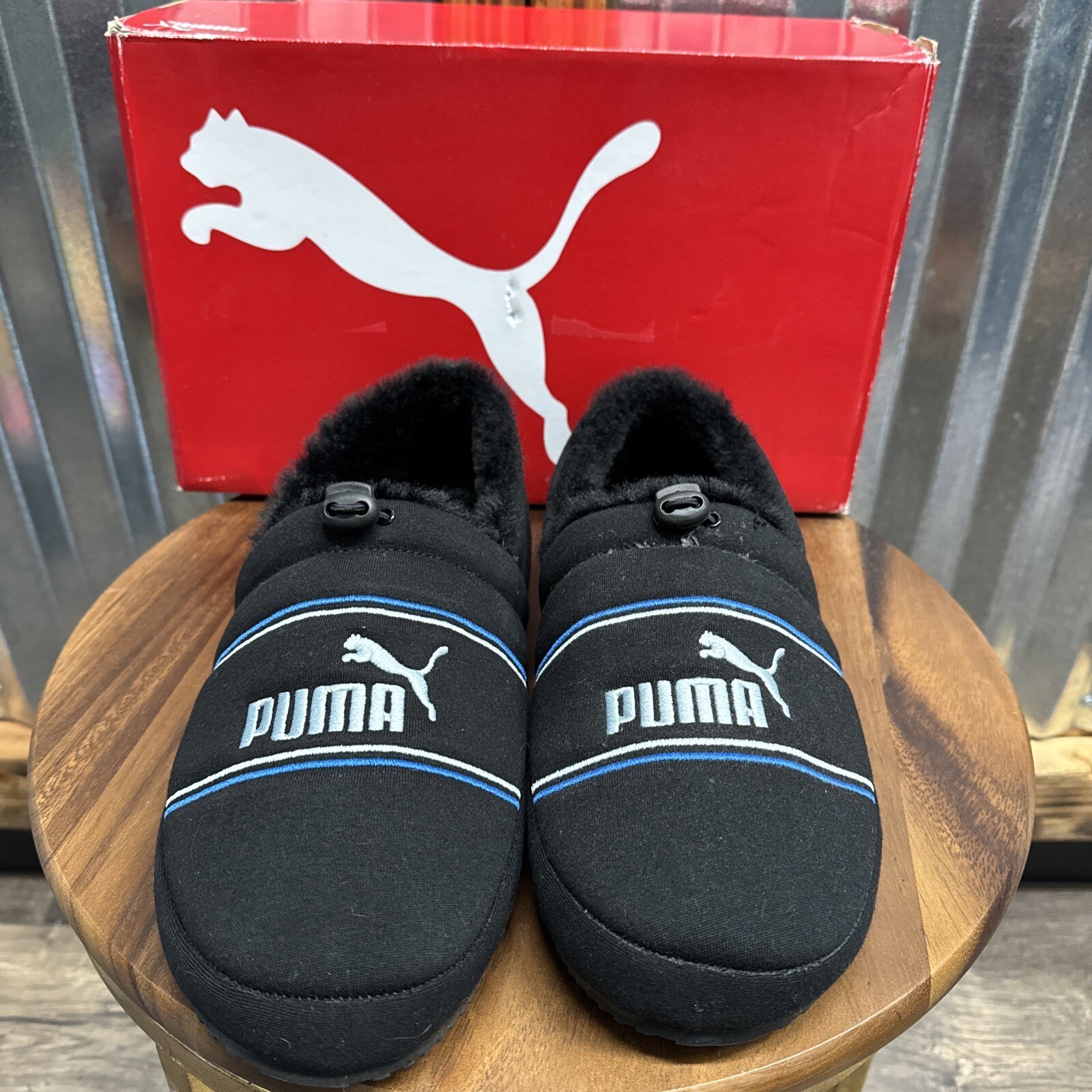 Puma Tuff Mocc Jersey Men's Black Moccasin Slippers Size 11 for sale ...