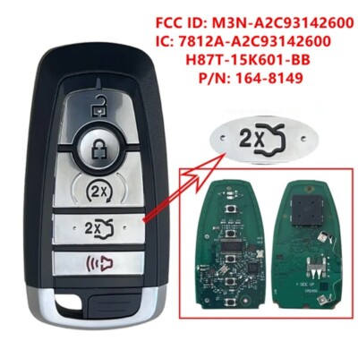 Replacement for FORD FUSION EDGE EXPLORER REMOTE START SMART KEY FOB ...