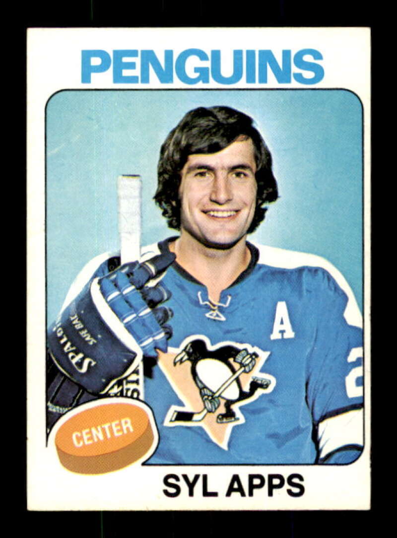 1975-76 Topps - #130 Syl Apps Jr. (RC) for sale online | eBay