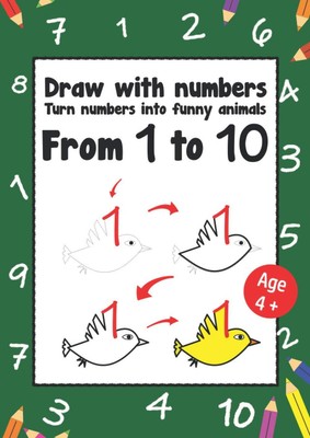Draw with numbers: Turn numbers into funny animals - From 1 to 1 | eBay UK
