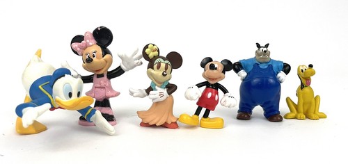 Disney Mini PVC Figures Lot of 6 Mickey & Minnie Mouse, Donald Daisy ...