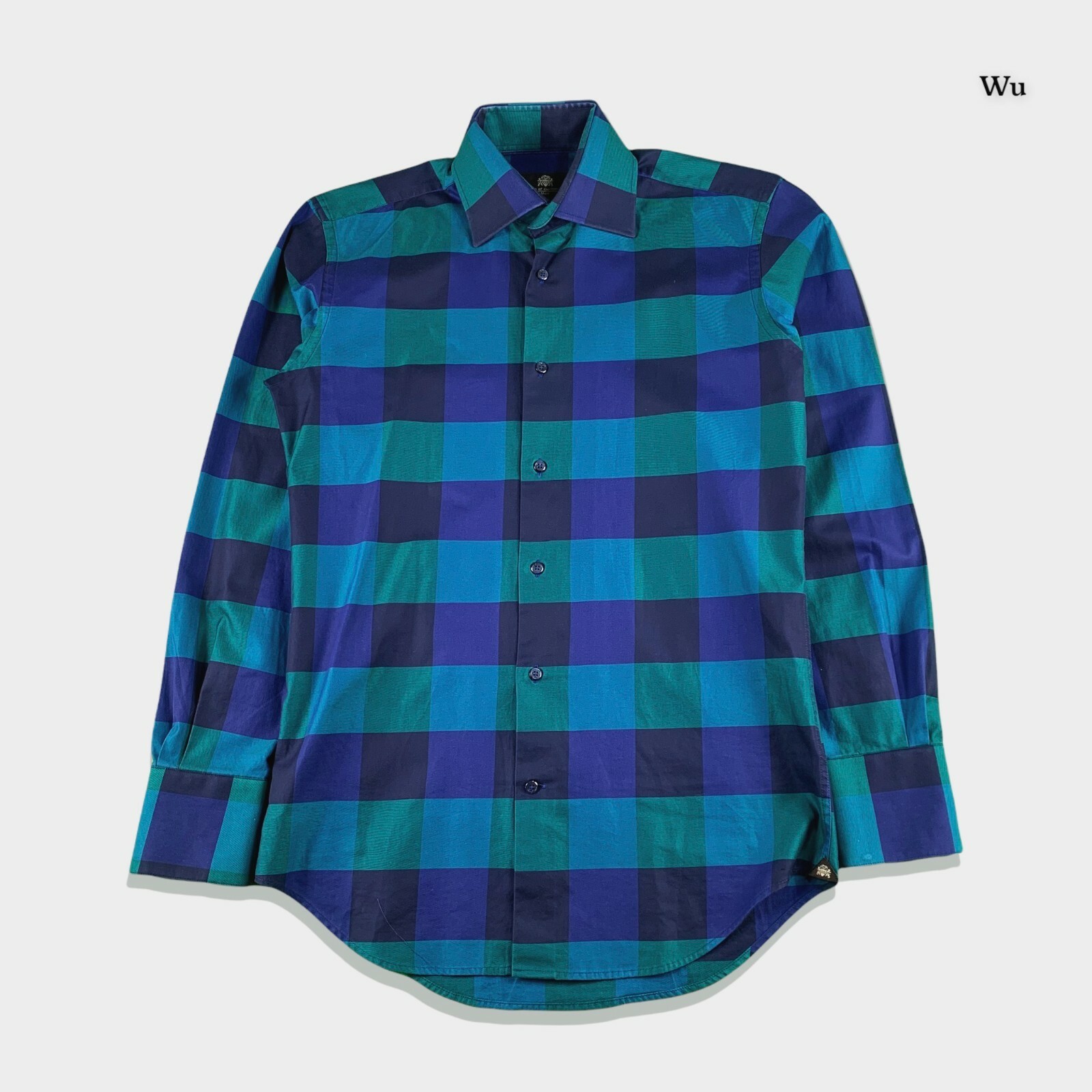 Circle of Gentlemen Square Check Pattern Long Sleeve … - Gem