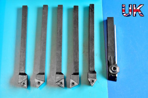 5 Piece 10mm INDEXABLE LATHE TOOL SET + PARTING TOOL *Not Unimat 3 or ...
