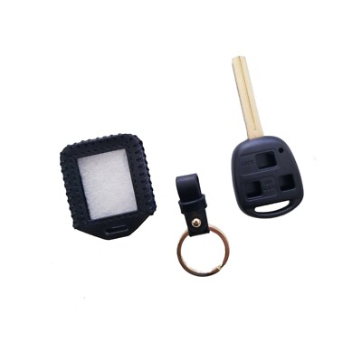 Universal car key fob remote cover leather case holder for broken car ...