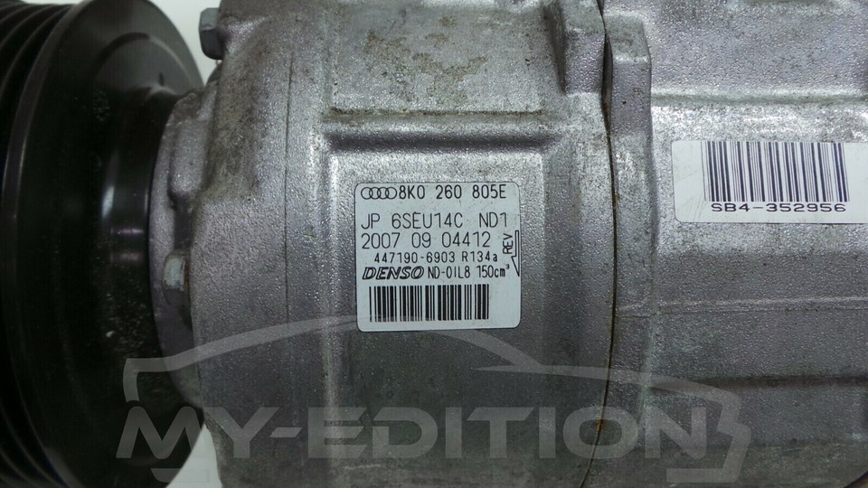 Audi A4 8K A5 Q5 2.0 Tdi Air Conditioning Compressor 8K0260805E ...