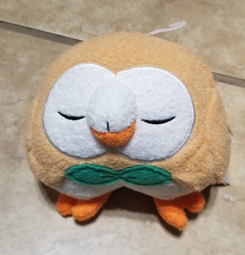 Jazwares Pokemon Sleeping Rowlet 5 Inch Plush | eBay