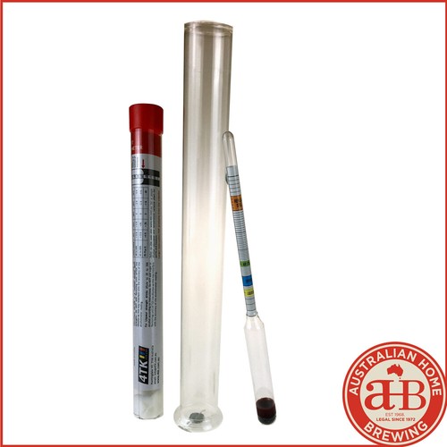 Alcometer & Test Flask Tube distilled spirit alcohol testing measuring ...