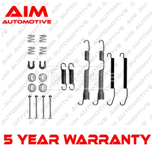 Brake Shoes Fitting Kit Rear Aim Fits Mitsubishi Colt 1992-2003 1.3 1.6 ...