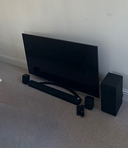 LG 55-inch 4K UHD LED TV with LG soundbar, purchased in Middle East ...
