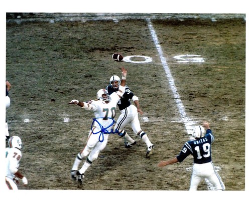JIM RILEY MIAMI DOLPHINS autographed 8x10 photo w/COA | eBay UK