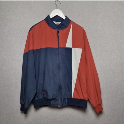 Vintage Gabicci Bomber Jacket Mens Size L Red White Blue Full Zip ...