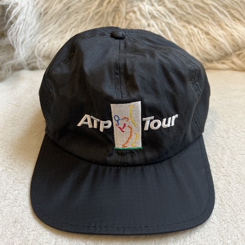 Vintage Adidas ATP Tour Tennis 90s Nylon Hat Snapback Spellout Taiwan ...