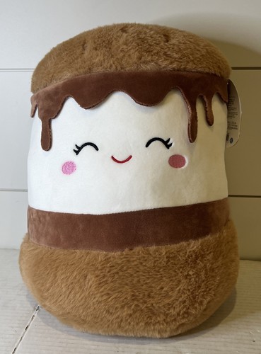 Original Carmelita FuzzAMallows By Squishmallow Plush S'more 12" Easter ...