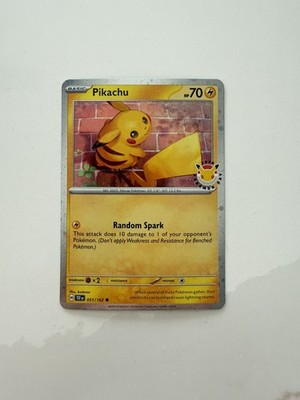 Pikachu 051/162 Stamped 2026 Pokemon Day 30th Anniversary Promo Card NM ...