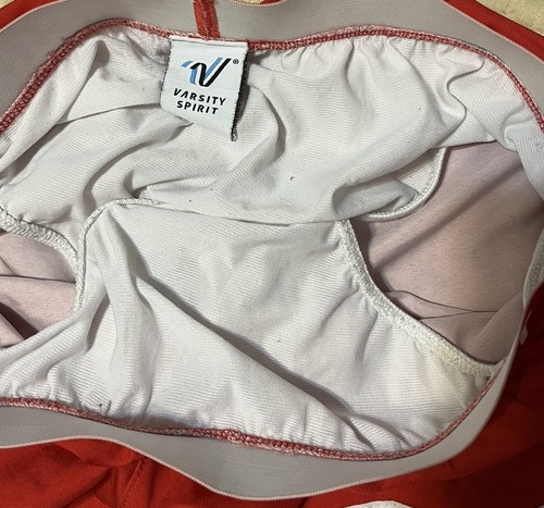 Varsity Spirit MSDT Logo Shorts Red Lined Cheer Gymnastics Size Small ...