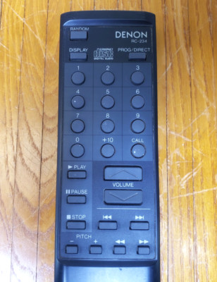 Genuine OEM Denon RC-234 Replacement Remote Control for Denon CD ...