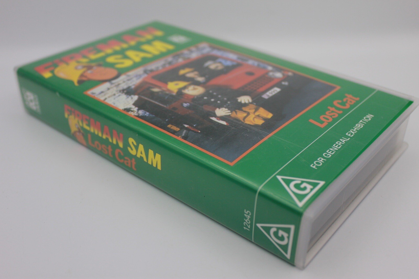 fireman sam lost cat vhs (pal abc video tape 1991) kids vintage good ...