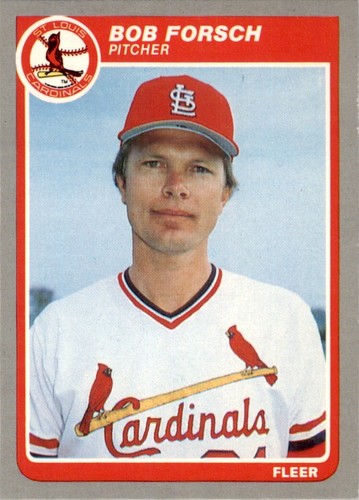 1985 Fleer Bob Forsch . St. Louis Cardinals #223 | eBay