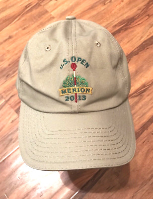 NEW US Open Merion 2013 USGA Member Hat PGA Golf Khaki Adjustable ...
