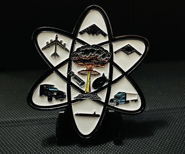 DOE/NNSA Challenge Coin Atom Shape PX/KCNSC/LANL/SNL/Y-12/LLNL | eBay