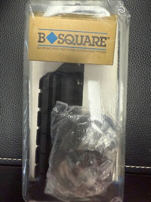 B-Square 1-Piece InterLock Weaver Scope Base with 1" Rings Savage 340 ...