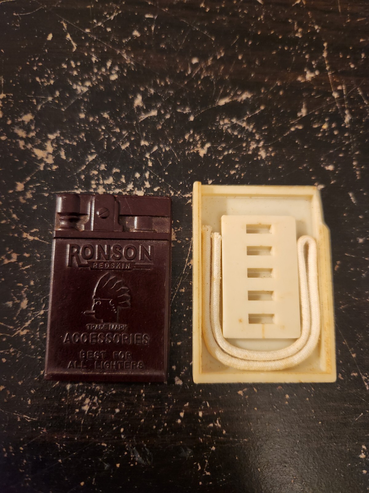 Vintage Ronson Plastikit Missing Flint & Brush Small Chip | eBay