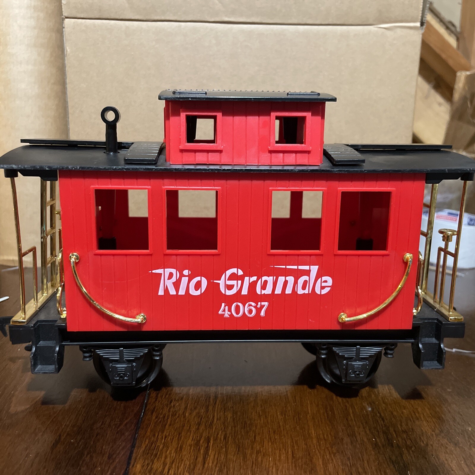 Eztec Santa Fe Express Train Caboose Rio Grande 4067 G Gauge | eBay