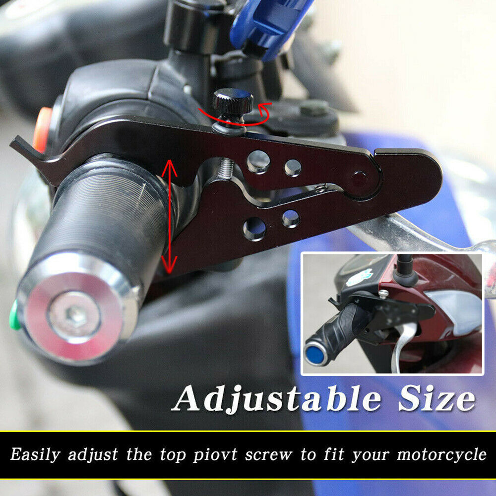 Motorcycle Cruise Control CNC Throttle Lock Assist Retainer Grip ...