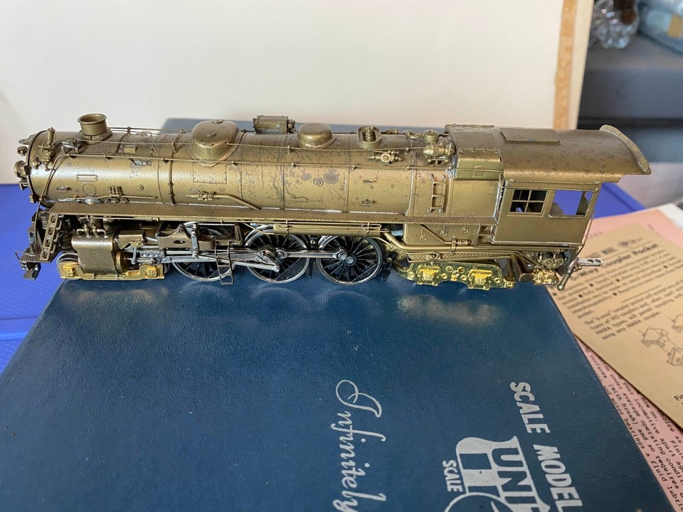 Vintage PFM United Japan HO 1/87 Brass Milwaukee Road F6 4-6-4 ...