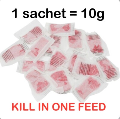 Rodent Poison Bait Paste Rat Mouse Rodent Pasta Sachets Killer | eBay UK