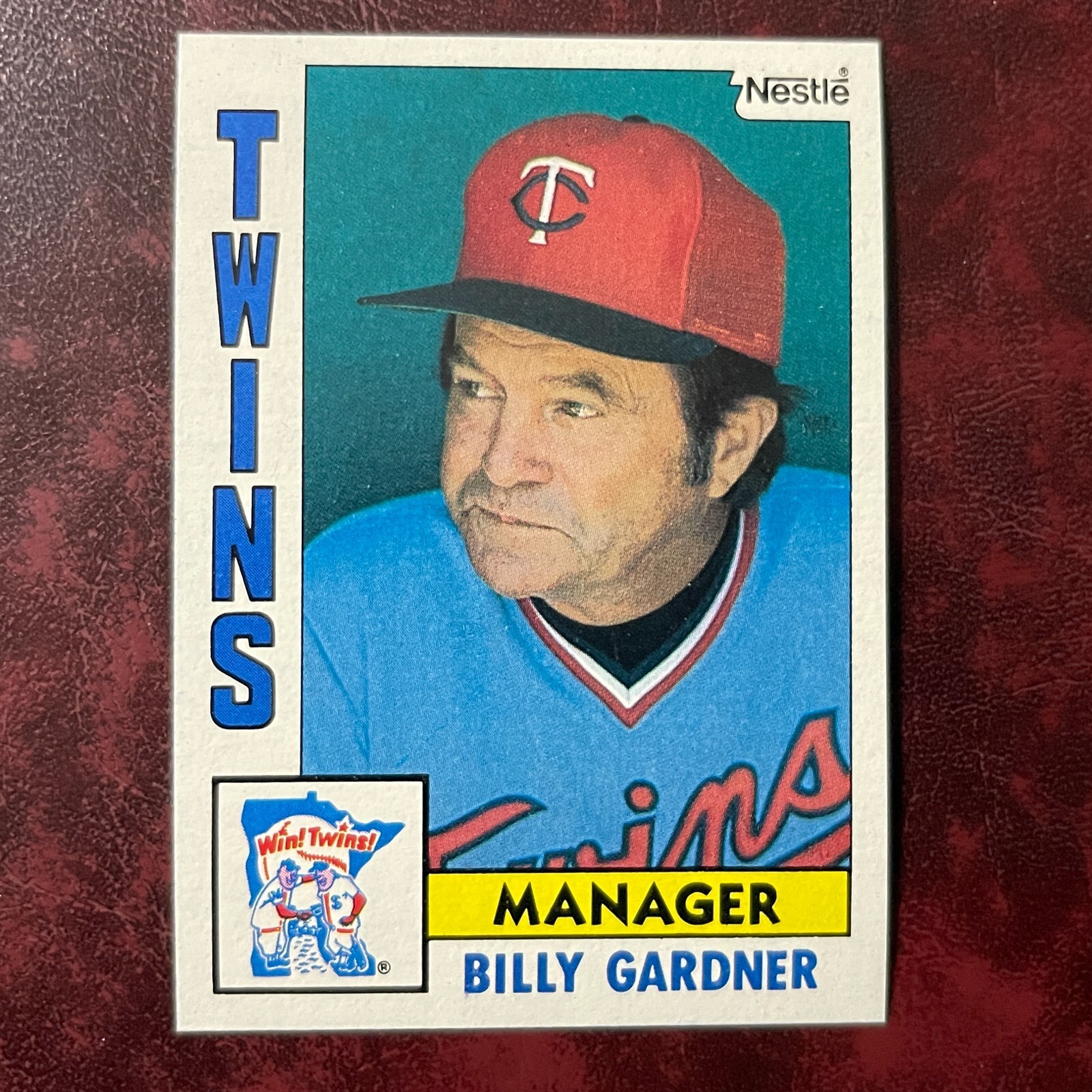 1984 Topps NESTLE Set BILLY GARDNER Parallel #771 MINNESOTA TWINS ** MINT ** n84 | eBay