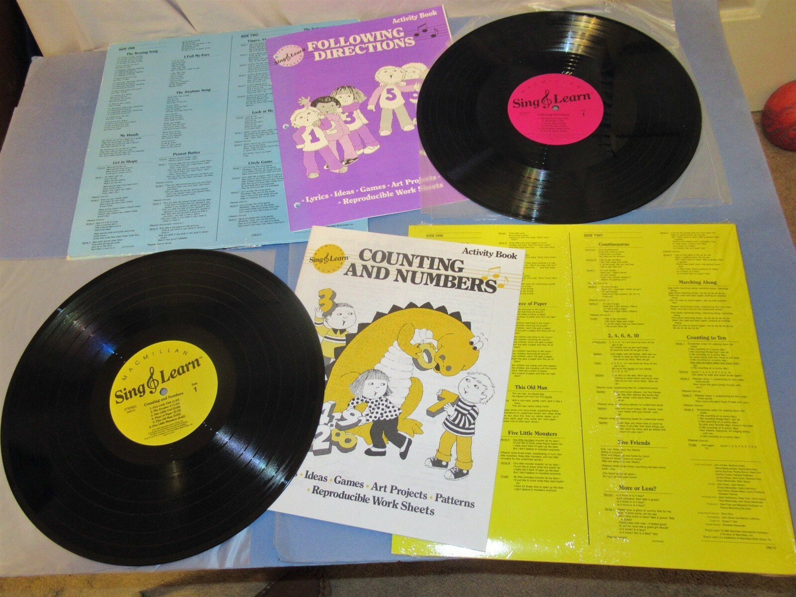 Lot 5 LP Vinyl Record Children Sing & Learn Macmillan Program 5 ...