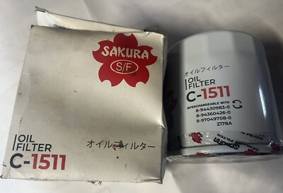New SAKURA Oil Filter For CHERY J3 1.6L 5D H/B Auto FWD 01/13-12/14 #C ...