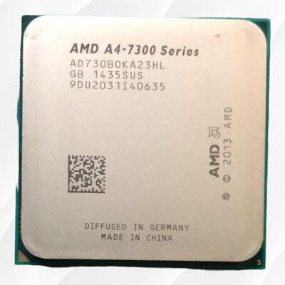 AMD A4-7300 Dual-Core 2M 3.8GHz Socket FM2 CPU Processor AD730B0KA23HL ...