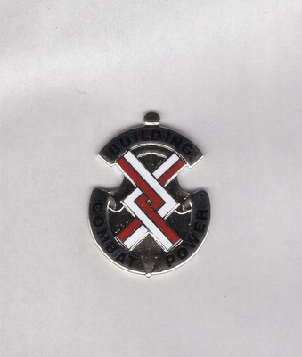 US Army 20th Engineer Brigade Airborne DUI crest c/b clutchback badge G ...