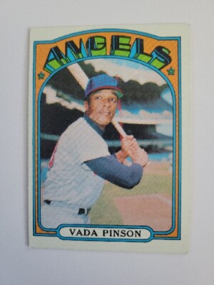 VADA PINSON 1972 TOPPS BASEBALL CARD #135 CALIFORNIA ANGELS A15b | eBay